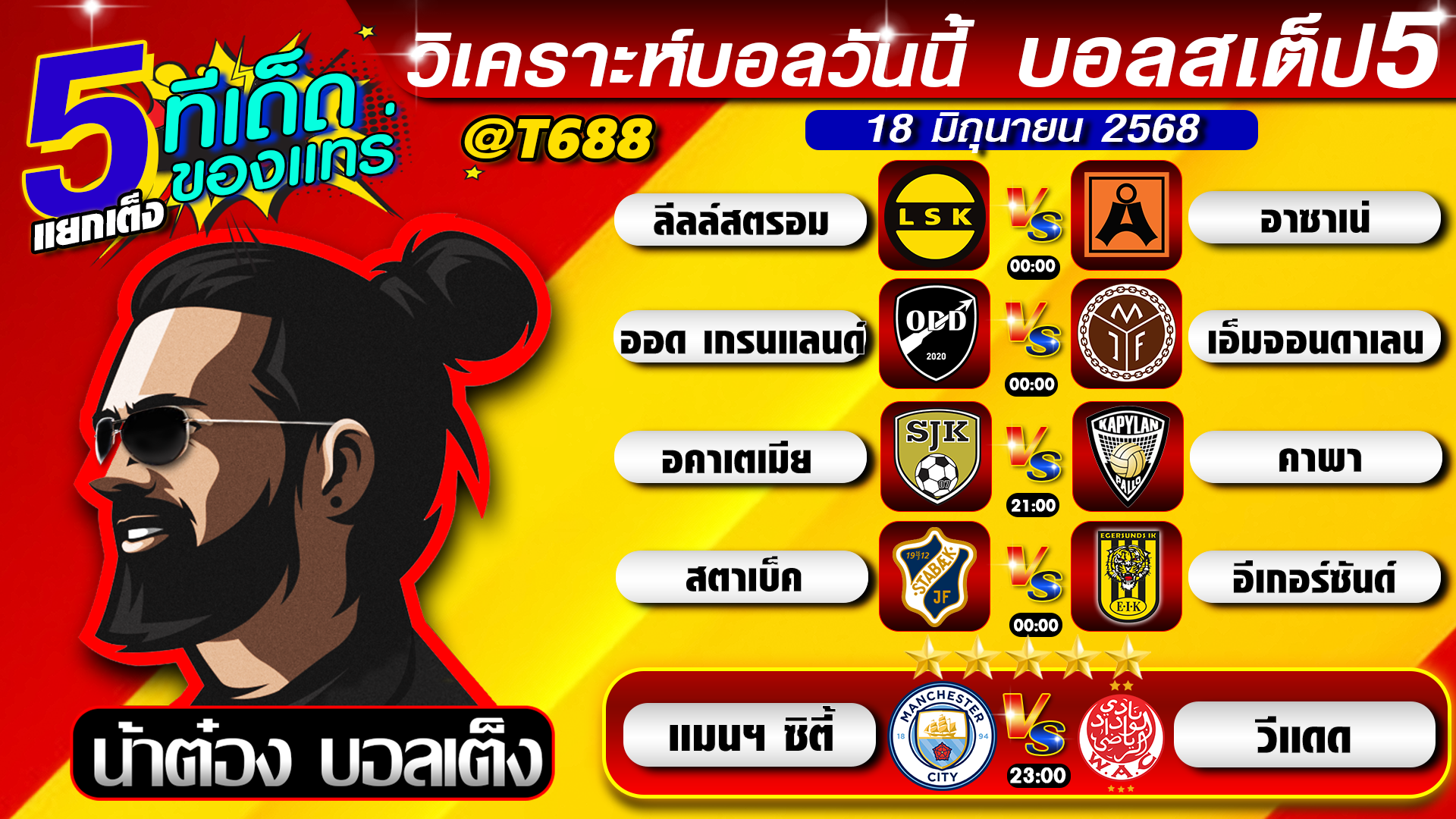 วิเคราะห์บอลวันนี้ ทีเด็ดบอลเต็ง บอลสเต็ป5 - ufa88vip.win